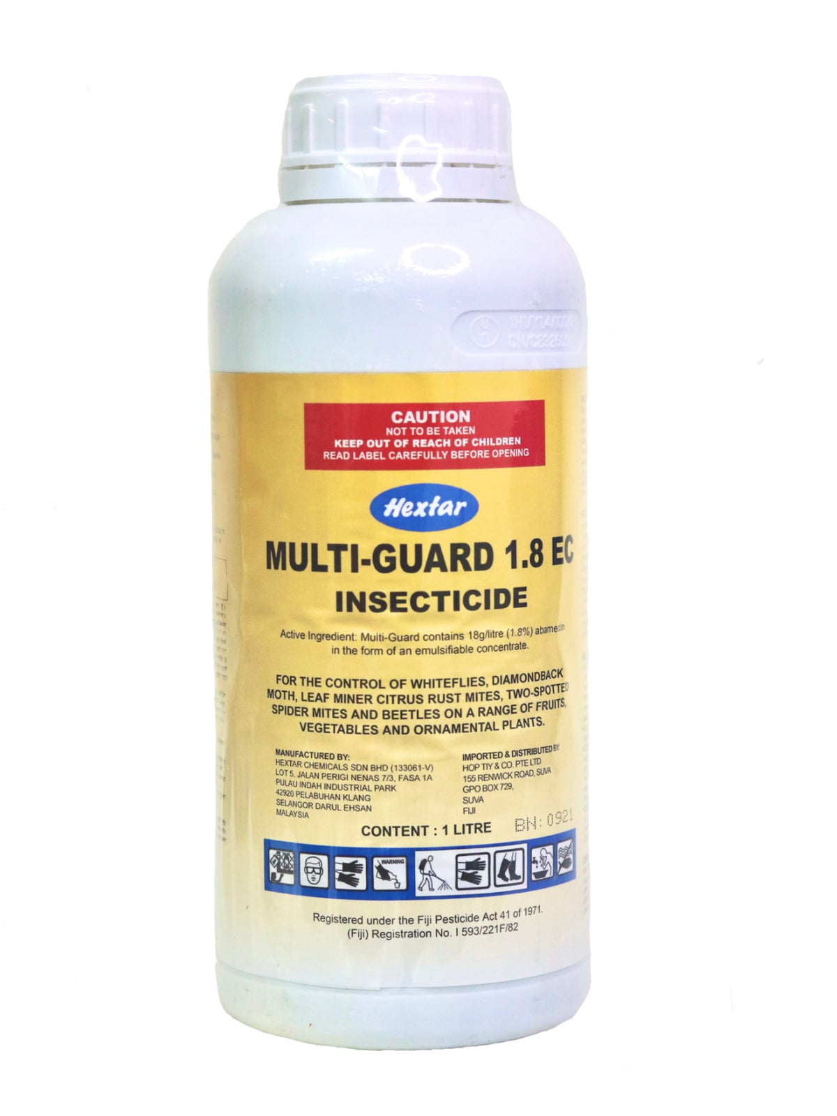 MULTI-GUARD 1.8 EC INSECTICIDE 1L — Island Enterprises Limited